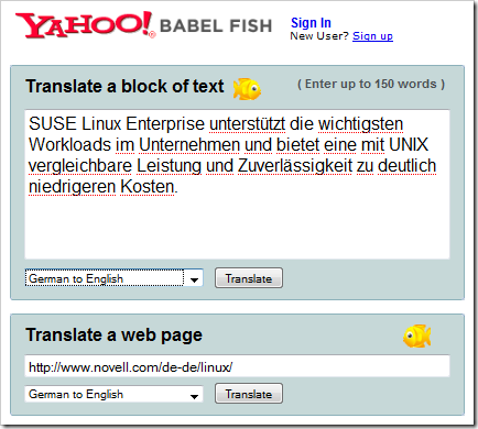 Translate Foreign Website Text to your Native Language