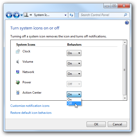 How To Manage Action Center in Windows 7