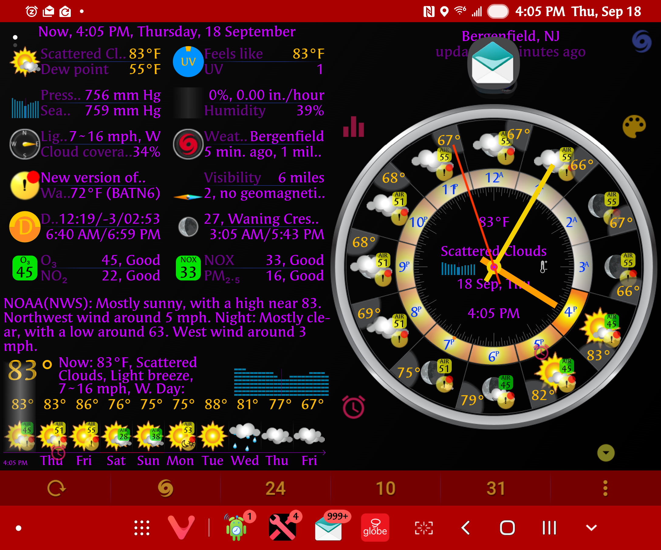 I Finally Found the Best Android Weather Widget