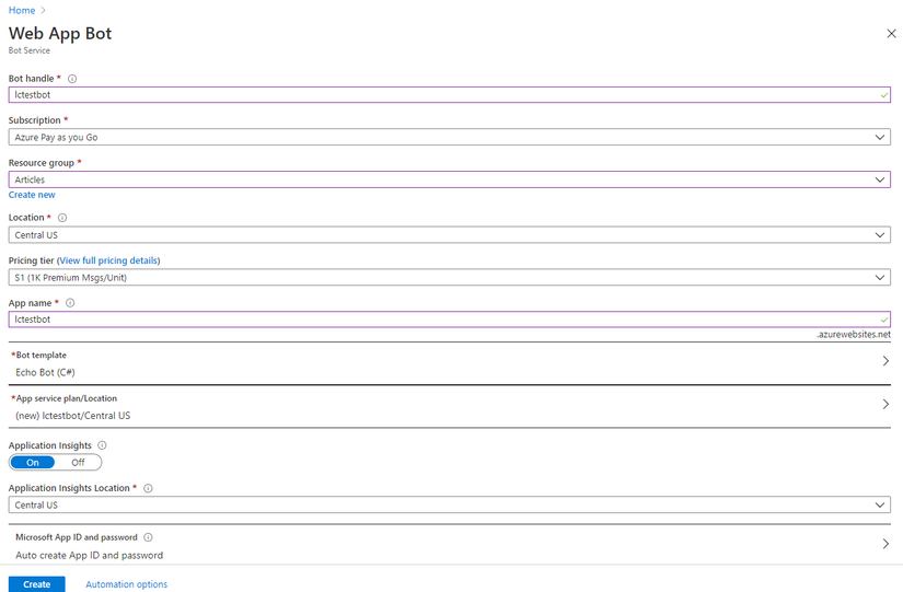How to Create a Simple Bot In Microsoft Teams