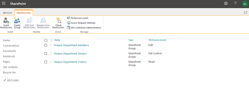 Managing Permissions in SharePoint Online