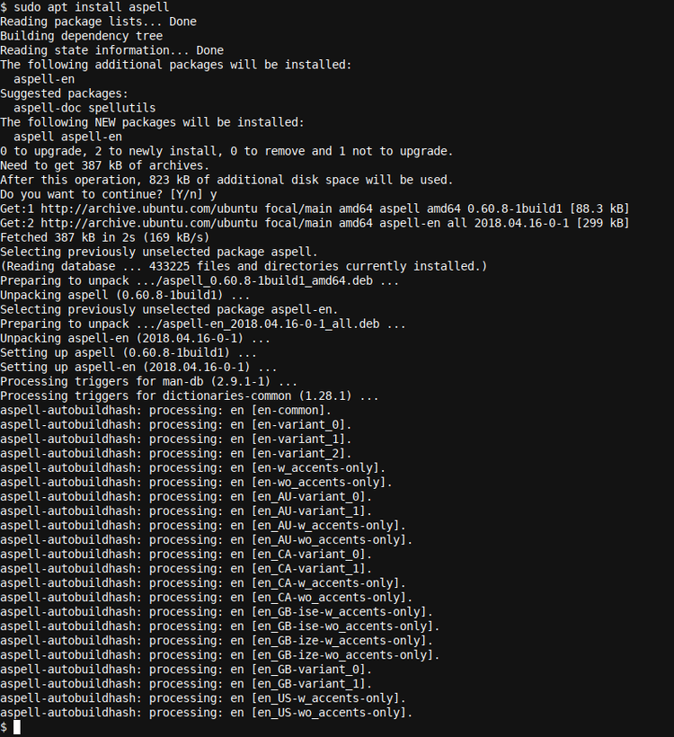 How to Use Aspell to Spell Check Your Text Files at the Linux Command Line