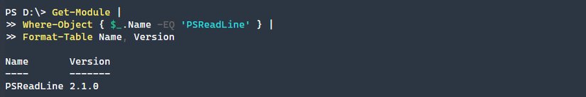 Using PSReadLine in PowerShell