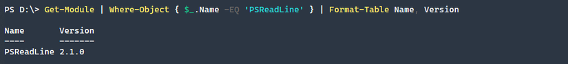 Using PSReadLine in PowerShell