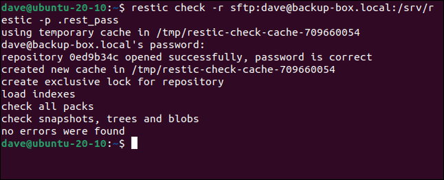 How to Use the restic Backup Program on Linux