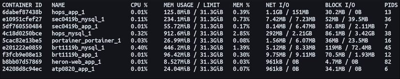 How to Monitor the Resource Usage of Docker Containers