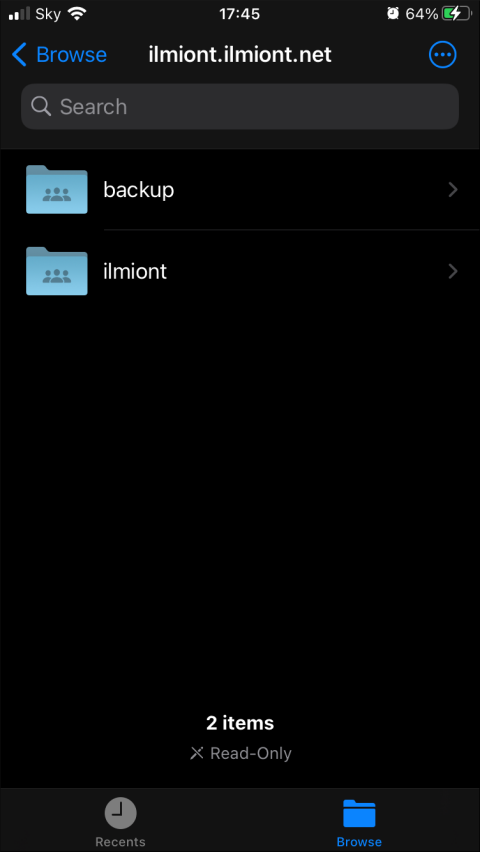 How to Connect to Network Shares With the iOS Files App