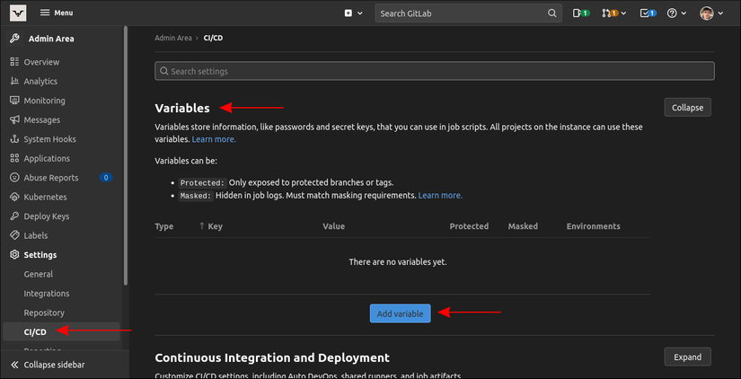 How to Set Variables In Your GitLab CI Pipelines
