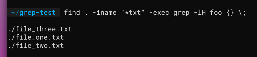 How To Show Only Filenames with grep on Linux
