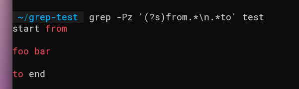 How to Find Pattern Matches Across Multiple Lines With grep