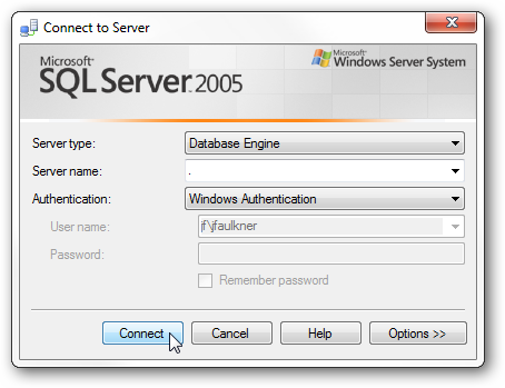 Restoring a SQL Database Backup Using SQL Server Management Studio