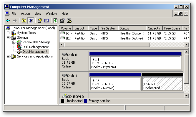 compact vhd diskpart