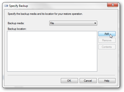 Restoring a SQL Database Backup Using SQL Server Management Studio