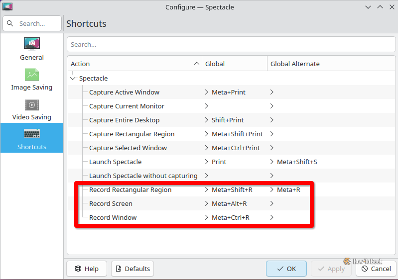 How to Screen Record on Linux With Spectacle