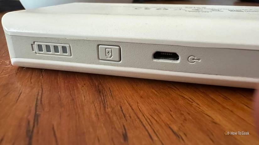 If your power bank has this port, it's probably time for a replacement