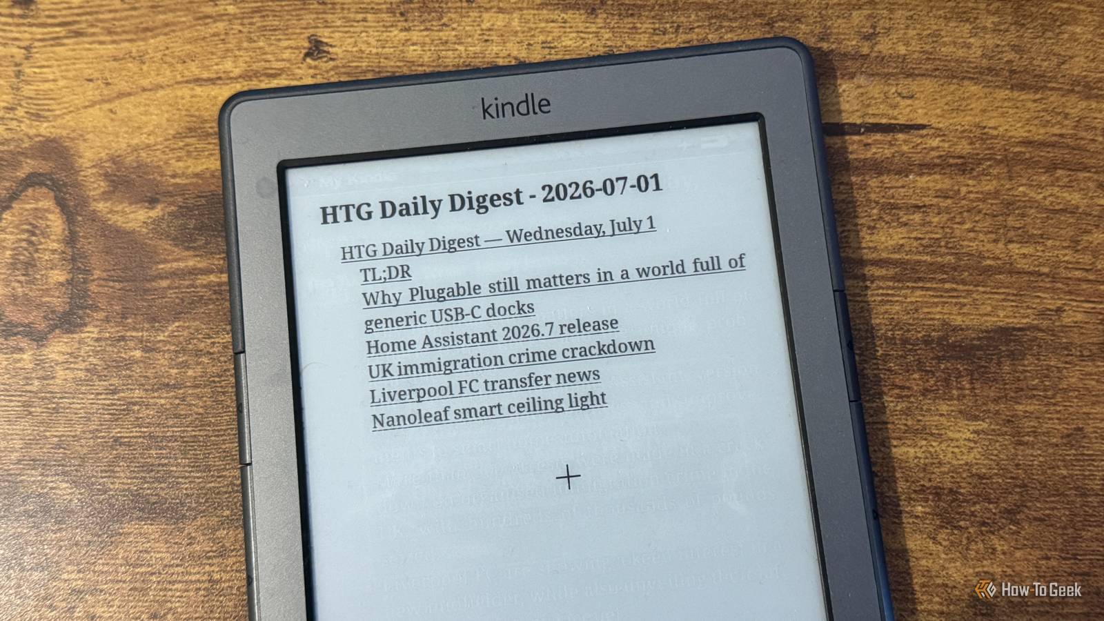 I built a daily newsletter for my Kindle with RSS and an LLM—now I ...